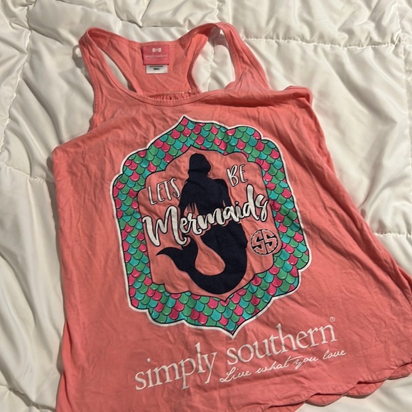 Tops | Simply Southern Scalloped Hem Tank | Poshmark